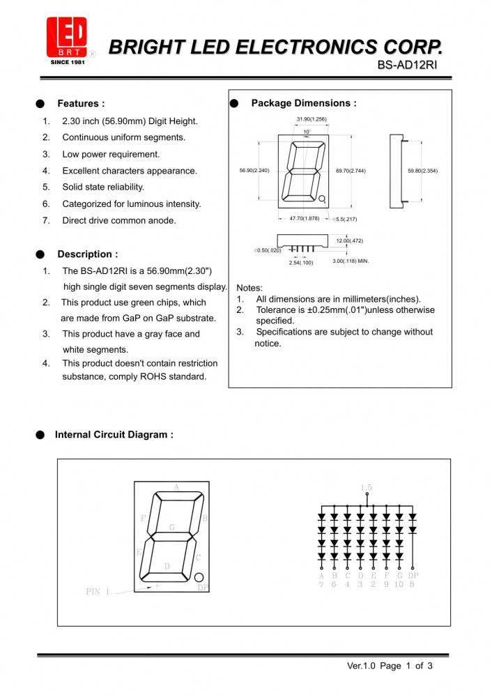 BS-AD12RI technical document page 1