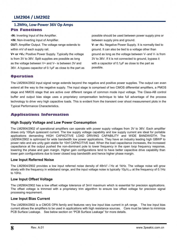 LM2902-SR datasheet page 8