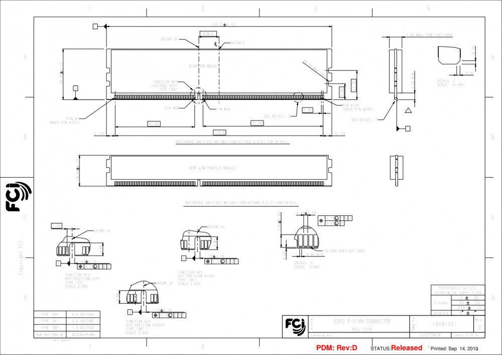 Amphenol 10081531 series drawing page 2