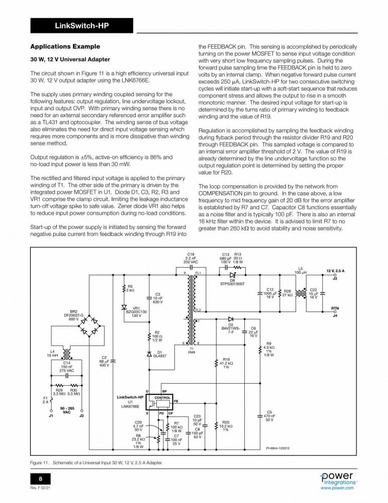 LNK6667V datasheet page 8