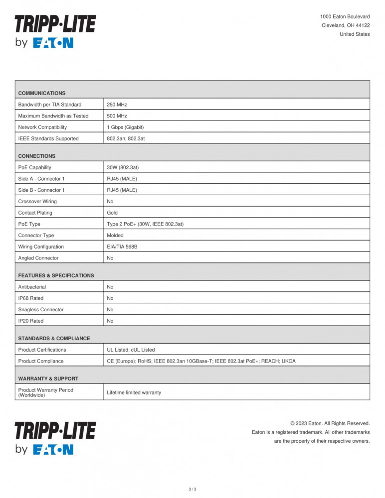 N200-010-YW technical document page 3
