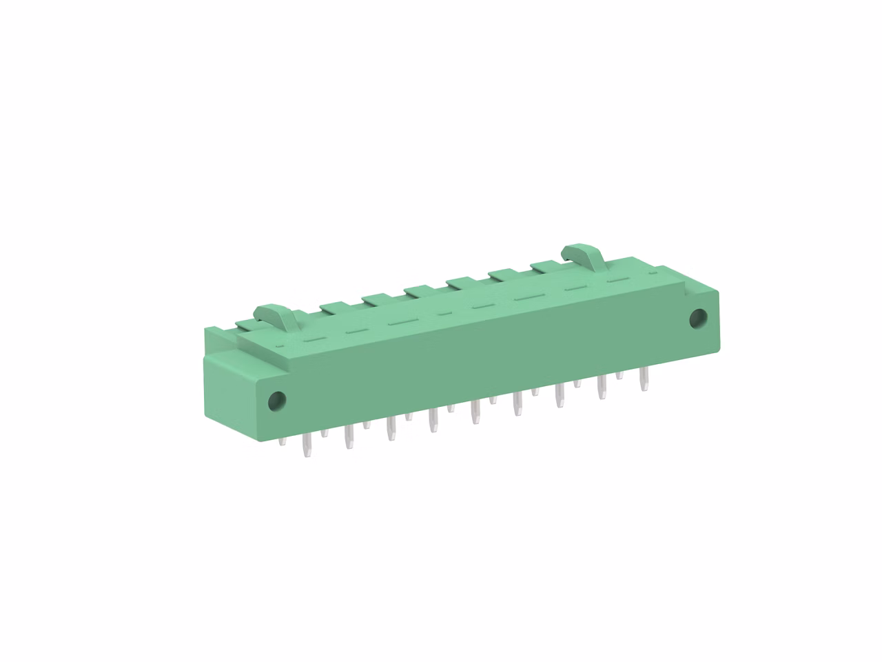 5.00mm Pitch Eurostyle Horizontal Fixed Mount PCB Terminal Block, Inline, 9 Circuits