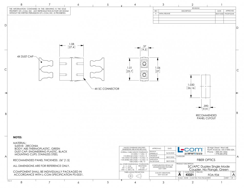 FOA-934 technical document preview