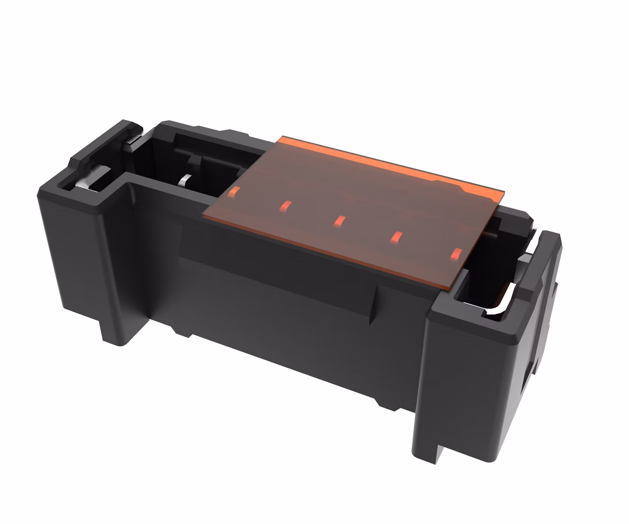 1.50mm Pitch, Micro-Lock Plus PCB Header, Single Row, Vertical, Surface Mount, Tin-Bismuth Plating, Positive Lock, 7 Circuits, with Pick-and-Place Tape, Black for sale