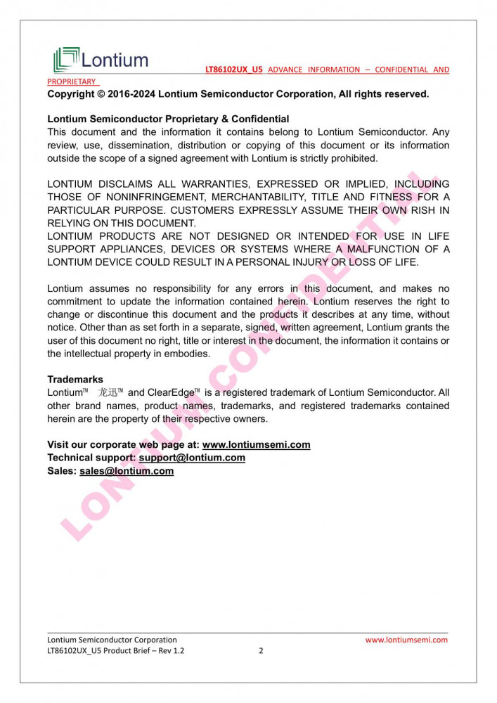 LT86102UX technical document page 2