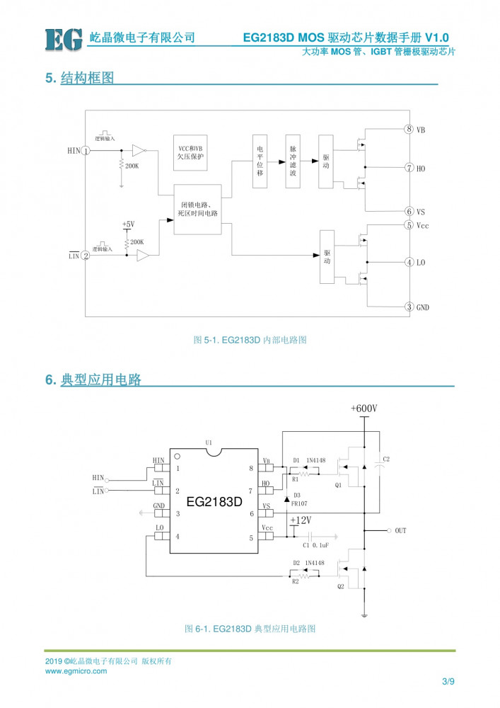 EG2183D datasheet page 6