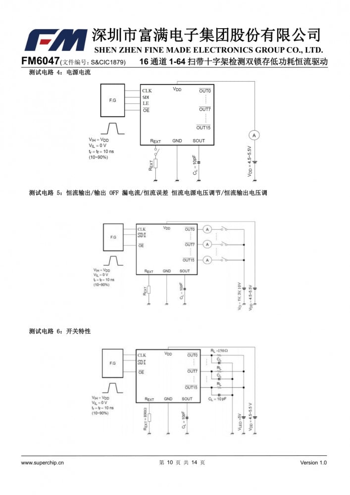 FM6047 datasheet page 10