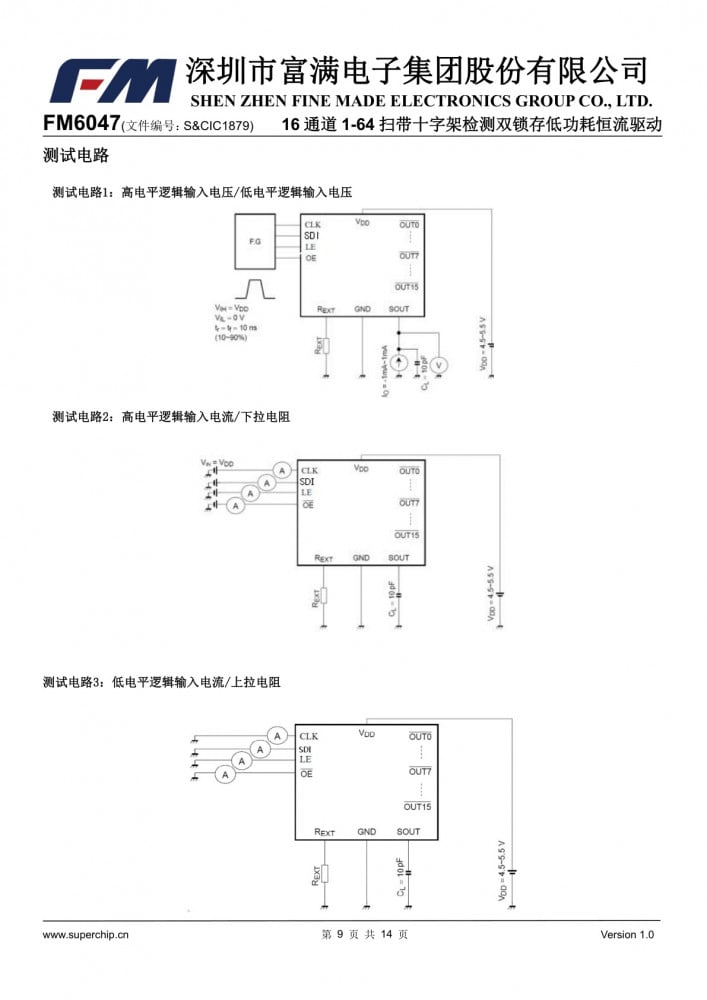 FM6047 datasheet page 9