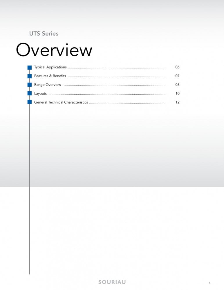 SOURIAU UTS catalogue page 5