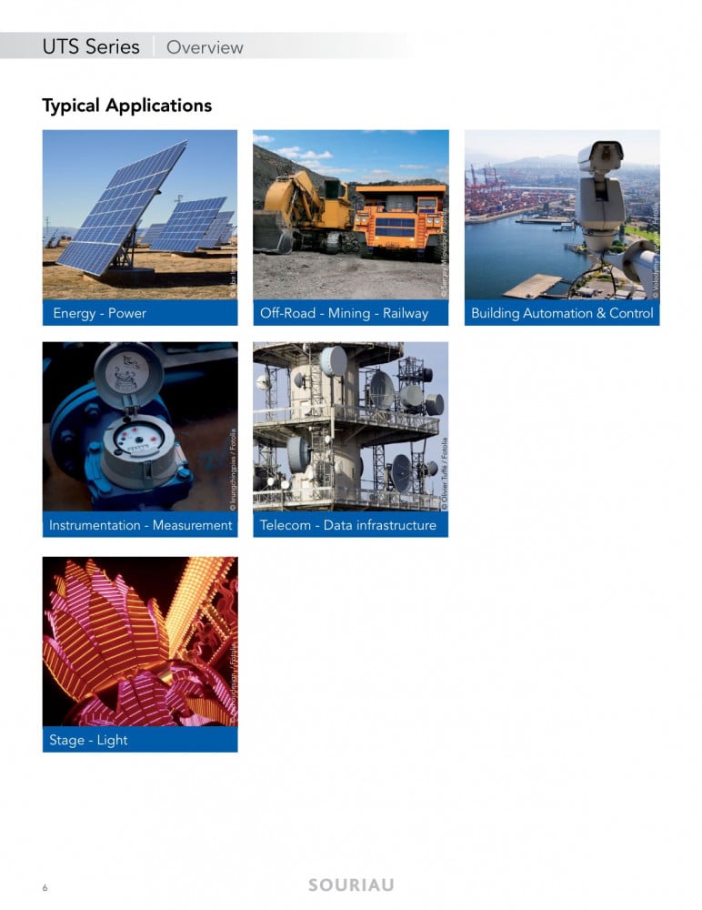 SOURIAU UTS catalogue page 6