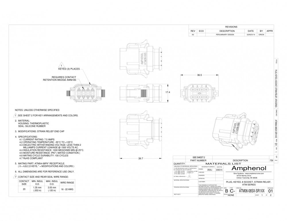 ATM06-08SA-SR1GY technical drawing page 1