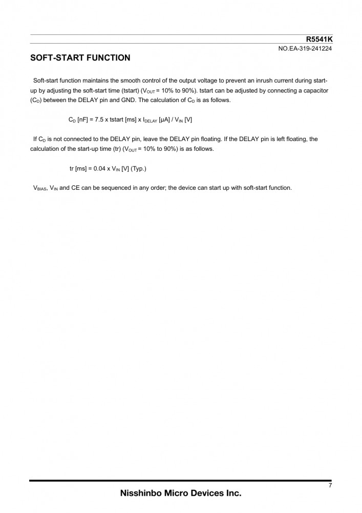 R5541K datasheet page 7