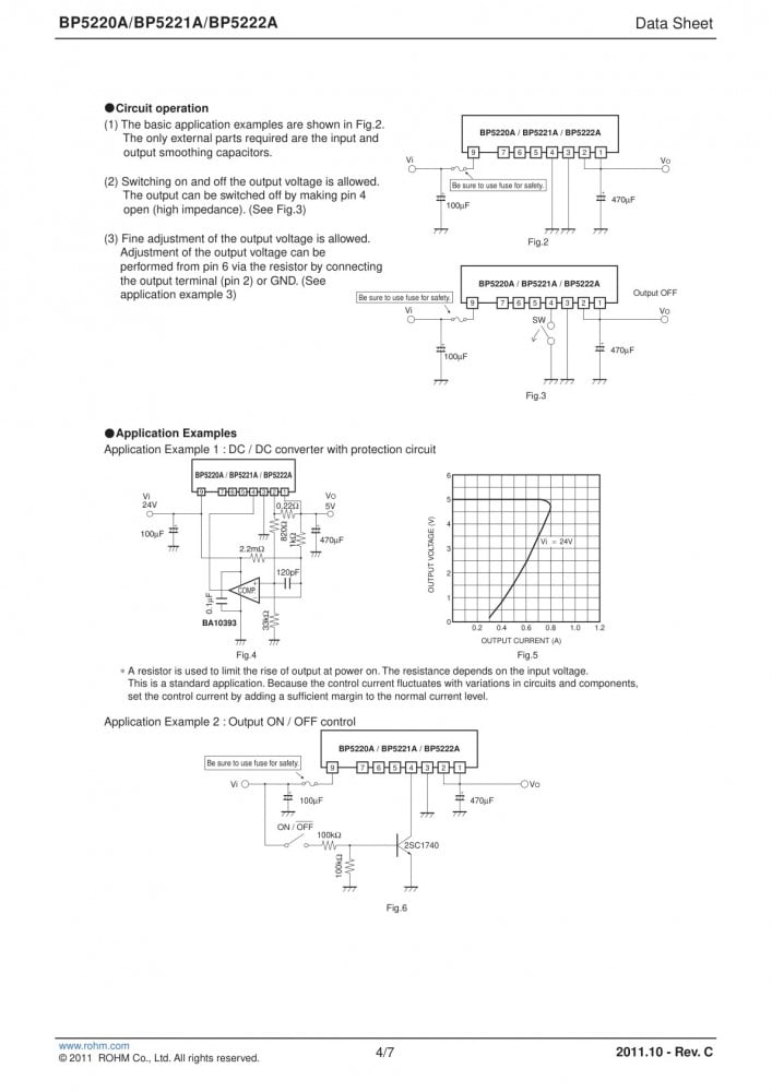 BP5220A datasheet page 4