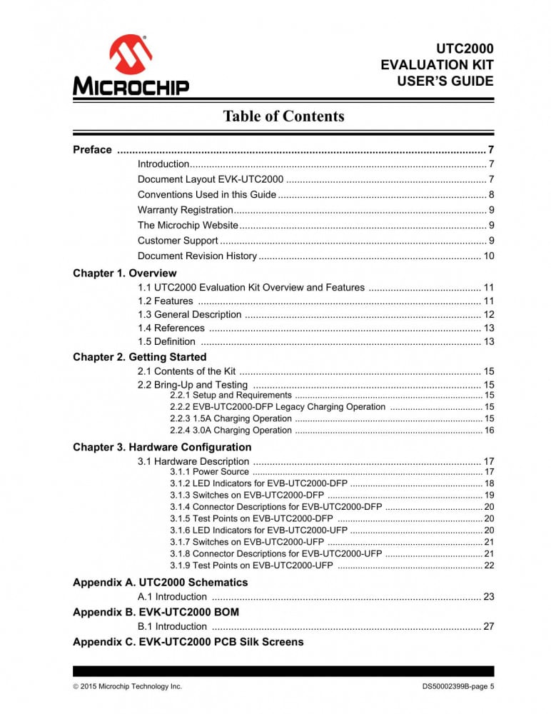 EVK-UTC2000 User Guide page 5
