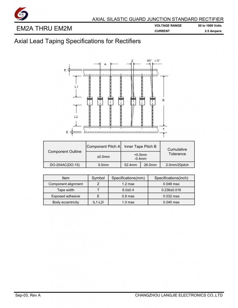 LangJie EM2K datasheet page 3