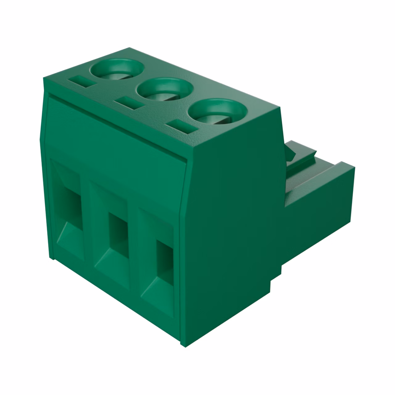 5.00mm Pitch Eurostyle Horizontal Plug, Green Housing, 3 Circuits for sale