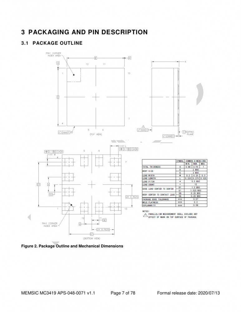 MC3419 datasheet page 7