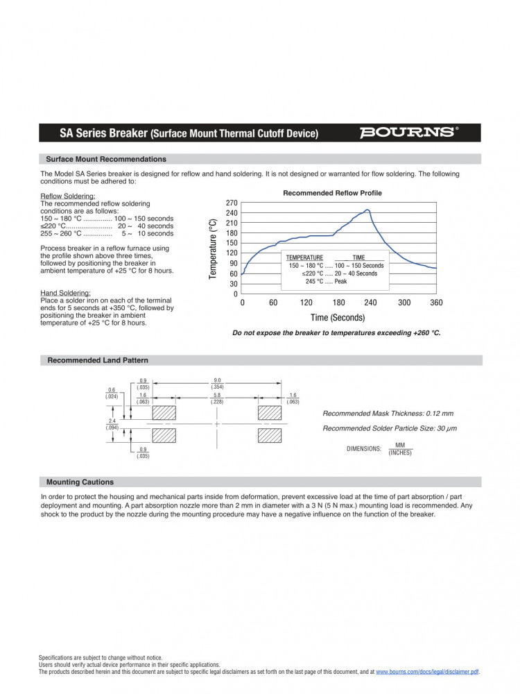 SA77SB0 technical document page 4