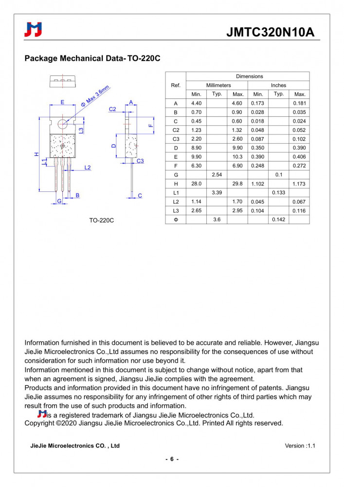 JMTC320N10A datasheet page 6
