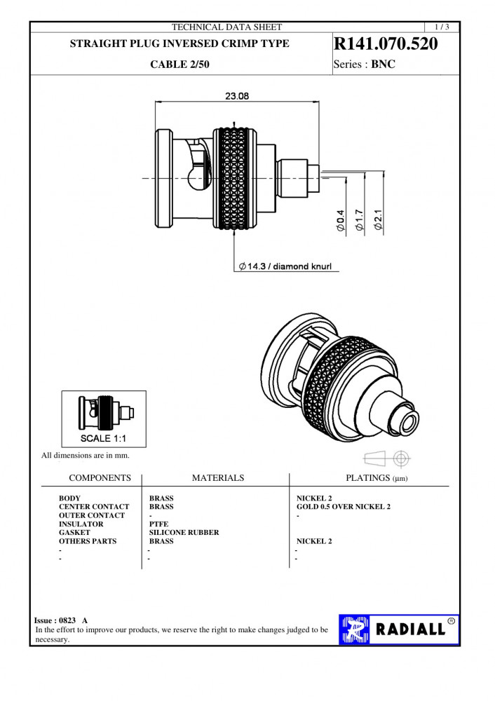 R141070520 technical document page 1