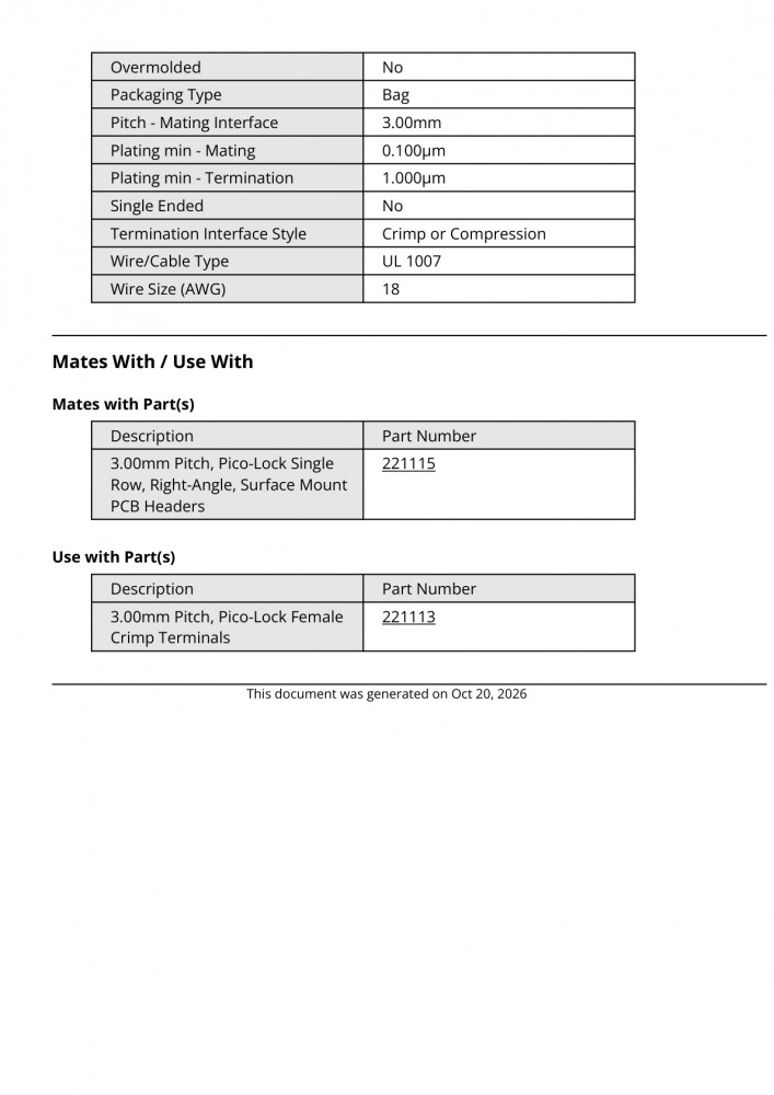 Product document preview, page 3