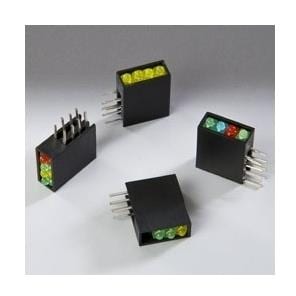 BIVAR H485CYGGGD Circuit Board Indicator