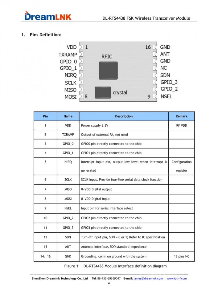 DL-RTS4438 datasheet page 4