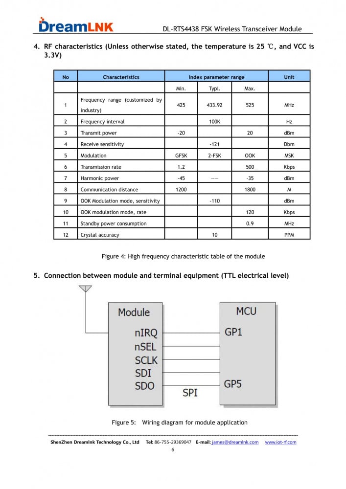 DL-RTS4438 datasheet page 6