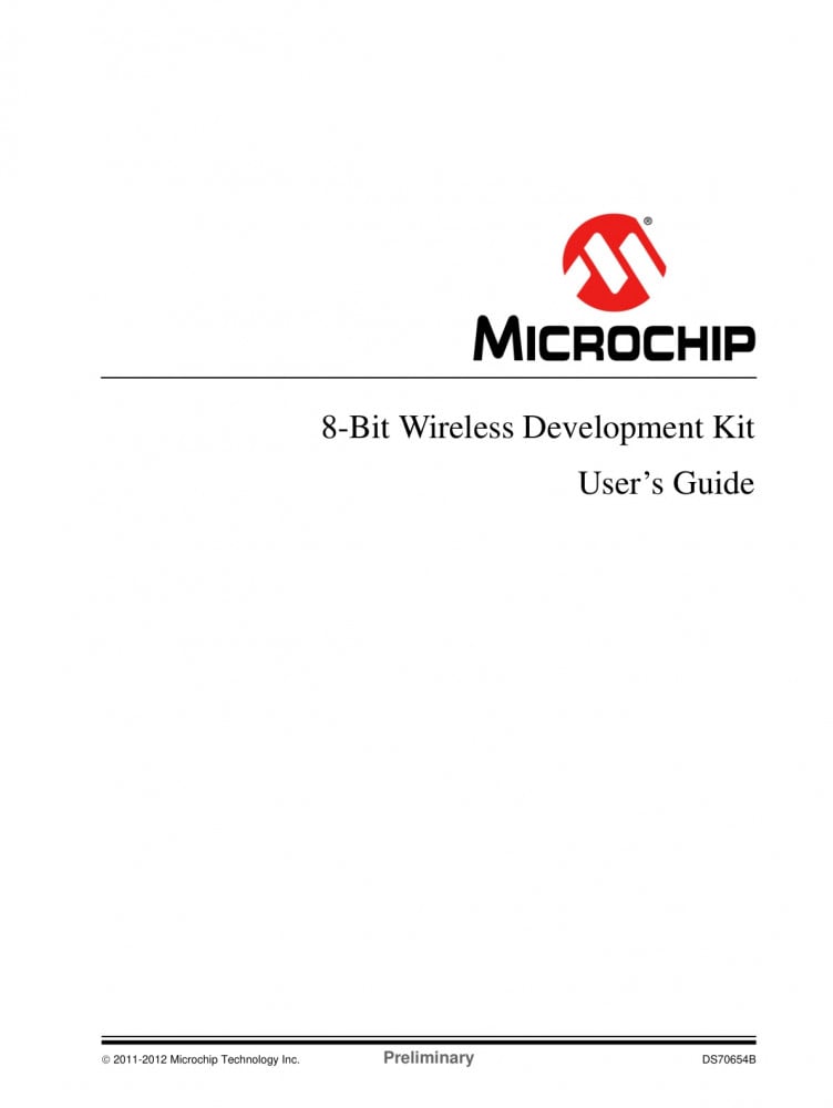 8-Bit Wireless Development Kit document page 1