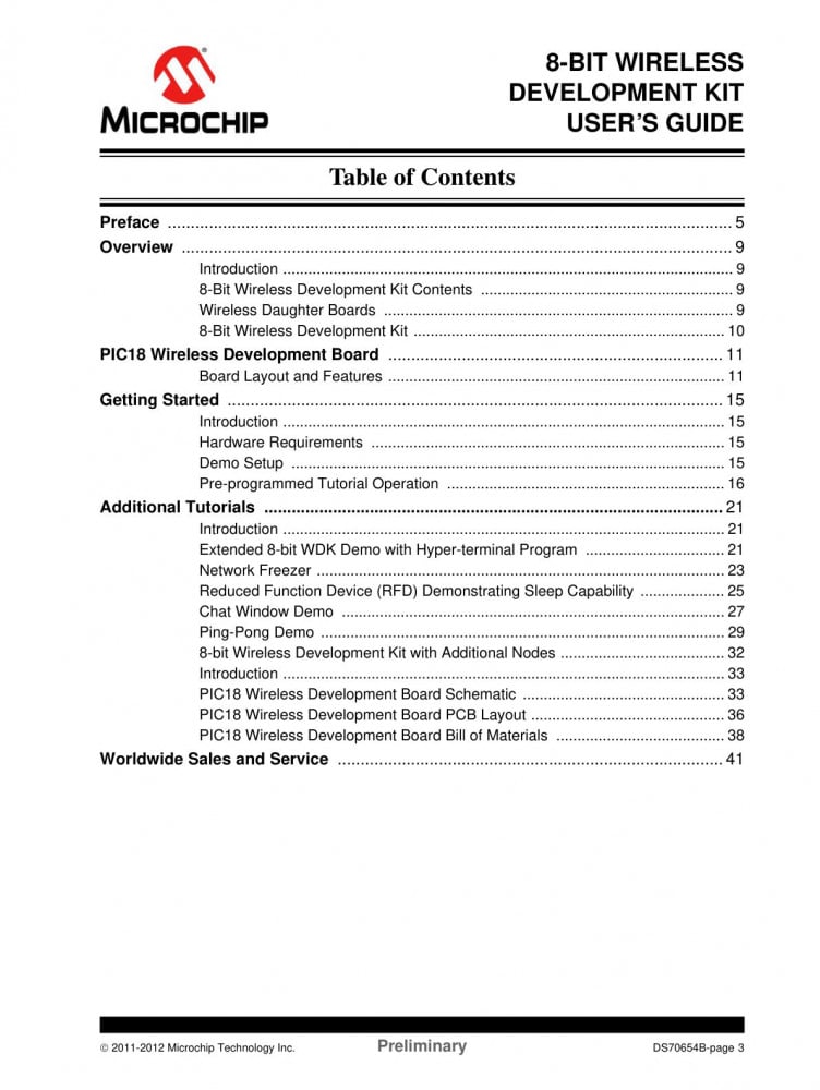 8-Bit Wireless Development Kit document page 3