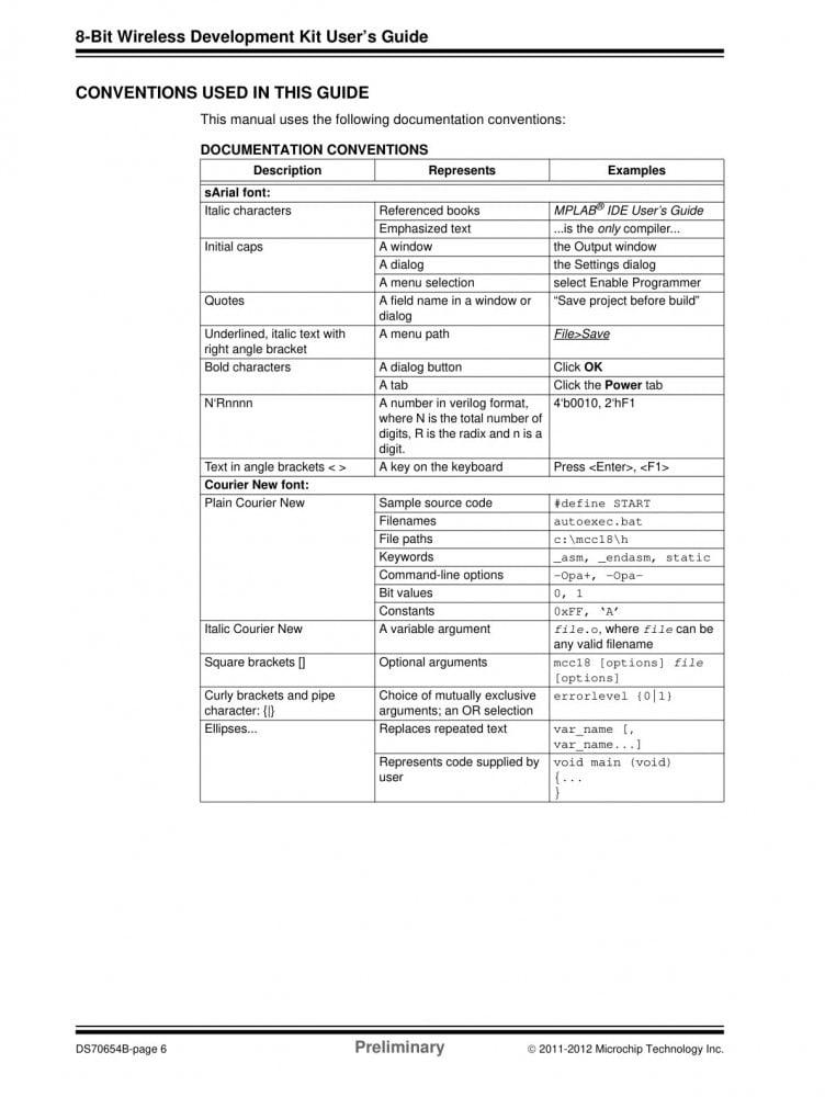8-Bit Wireless Development Kit document page 6