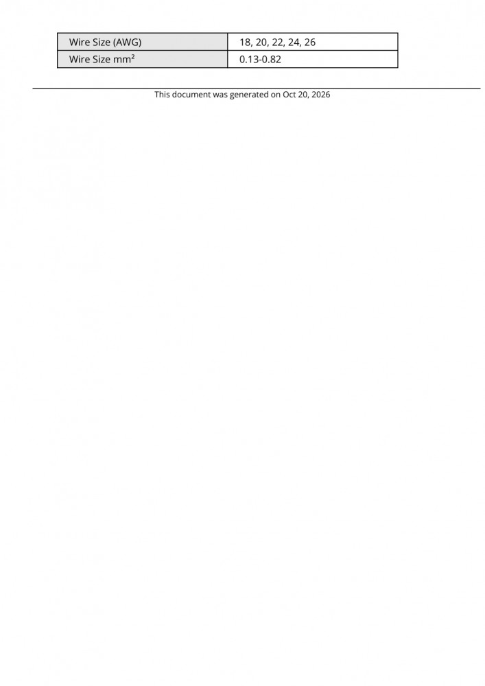 Technical document page 3 for MOLEX 397000004