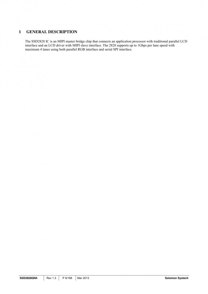 SSD2828QN4 document page 9