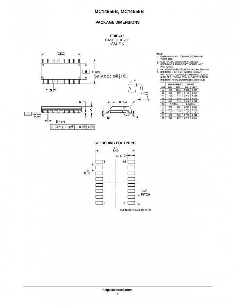 MC14556B datasheet page 5