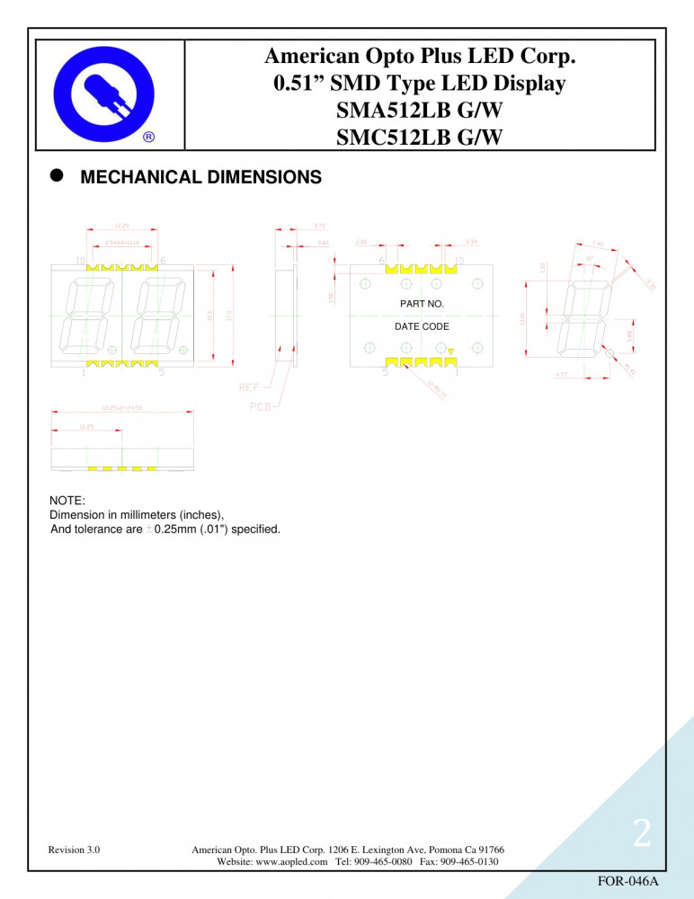 SMA512LB datasheet page 2