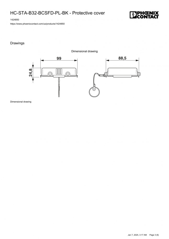 Phoenix Contact 1424850 technical document page 3