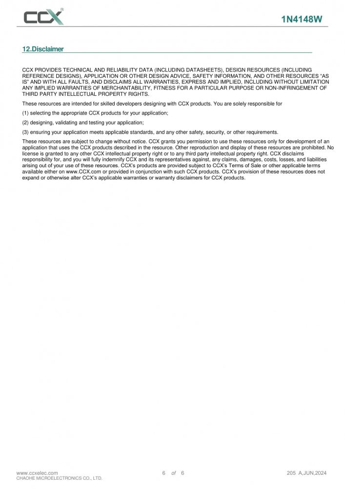 1N4148W datasheet page 6