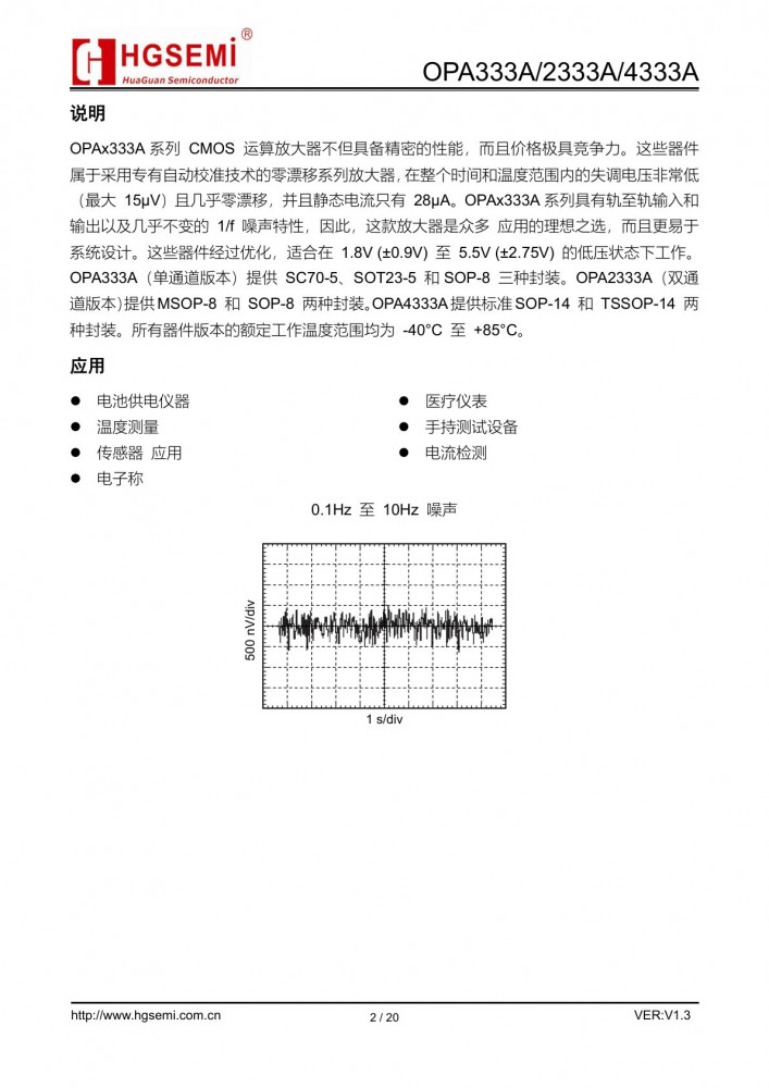 OPA333AIM5/TR datasheet page 2
