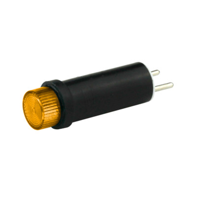 LED Panel Mount Indicator Amber .290″ Hi-Hat Straight Leads for sale