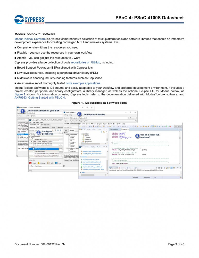 CY8C4146LQI-S423 datasheet page 4