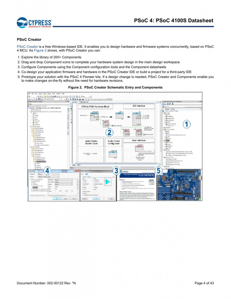 CY8C4146LQI-S423 datasheet page 5
