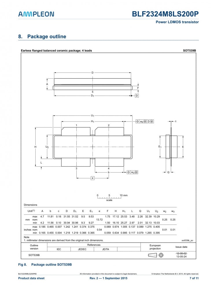 BLF2324M8LS200PJ datasheet page 7