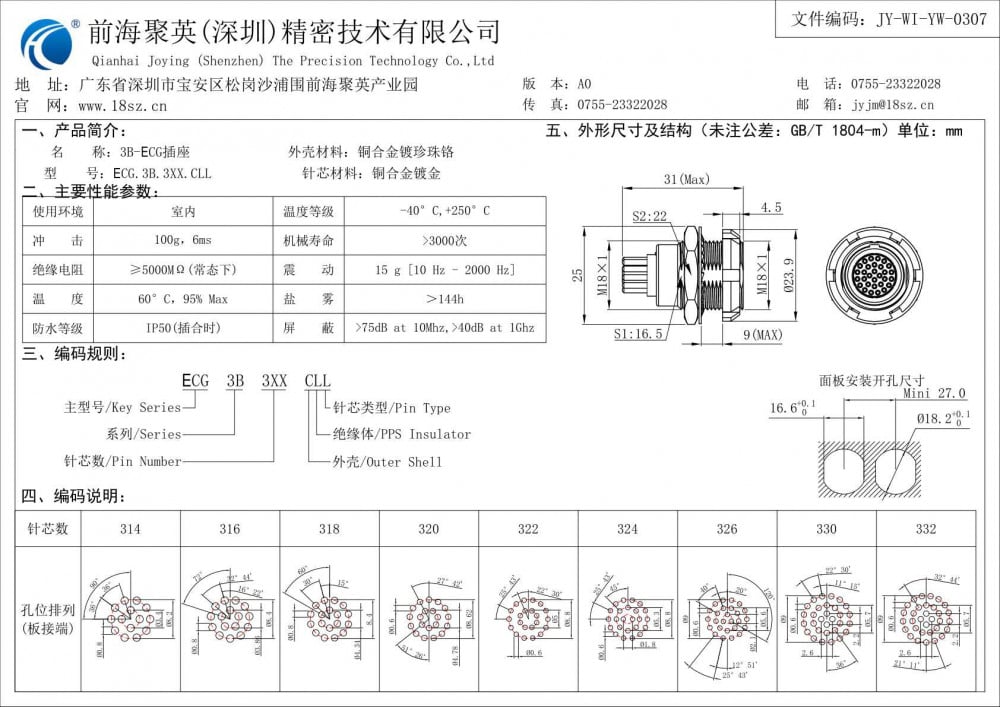 ECG.3B.320.CLL(JY) technical document preview