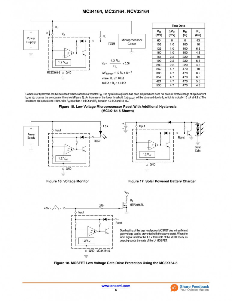MC33164 datasheet page 6