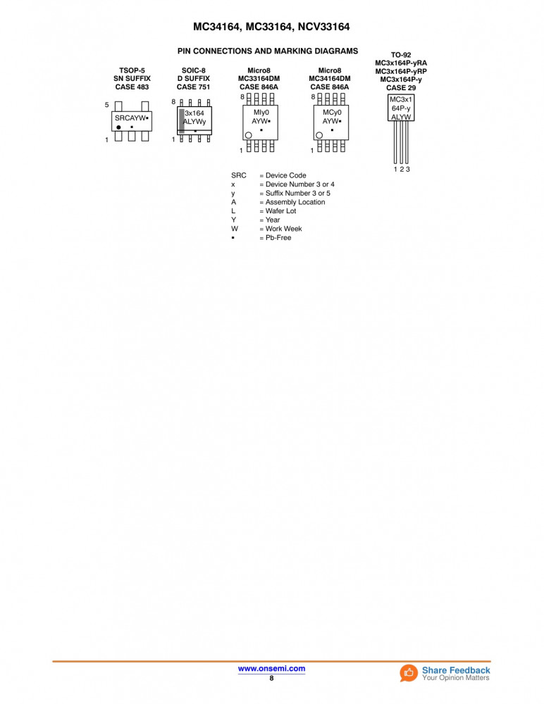 MC33164 datasheet page 8