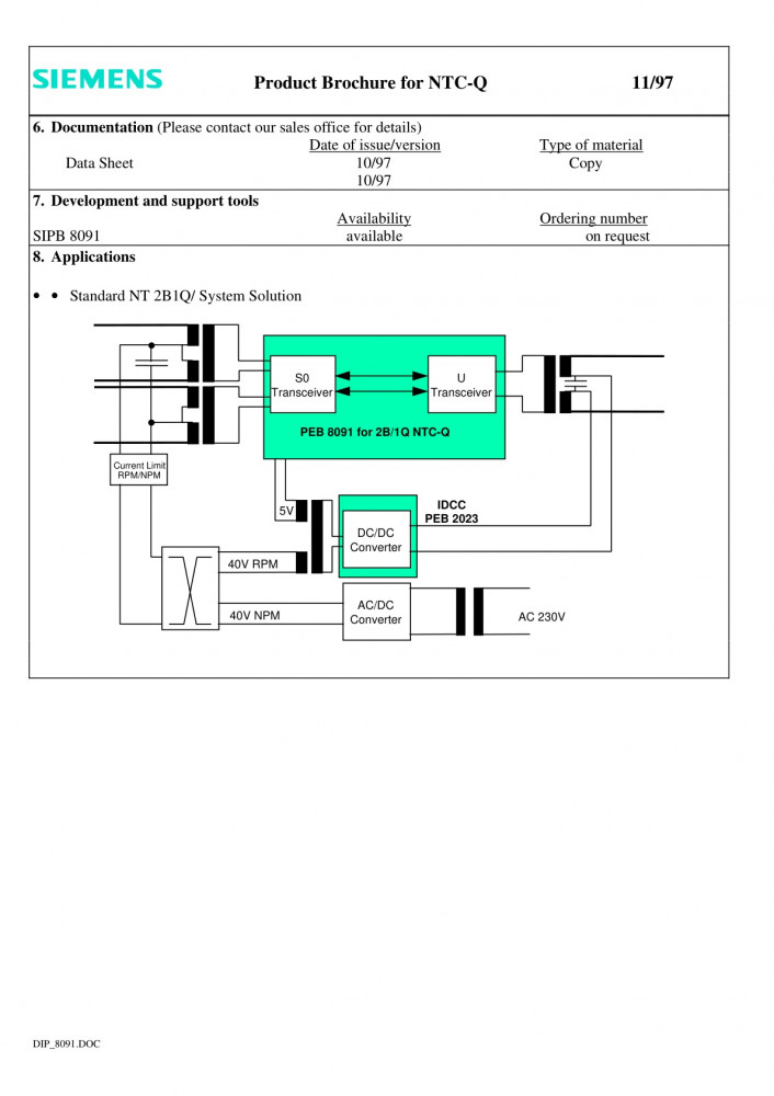 PEB8091HDV1.1 technical document page 2
