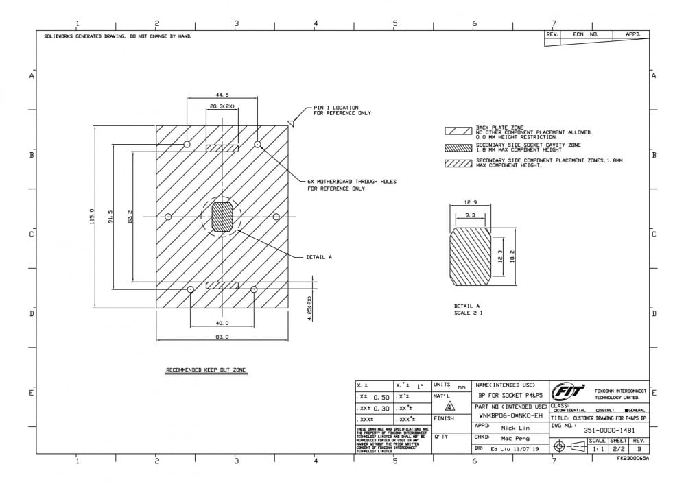 FOXCONN WNMBP06-01NK0-EH customer drawing page 2