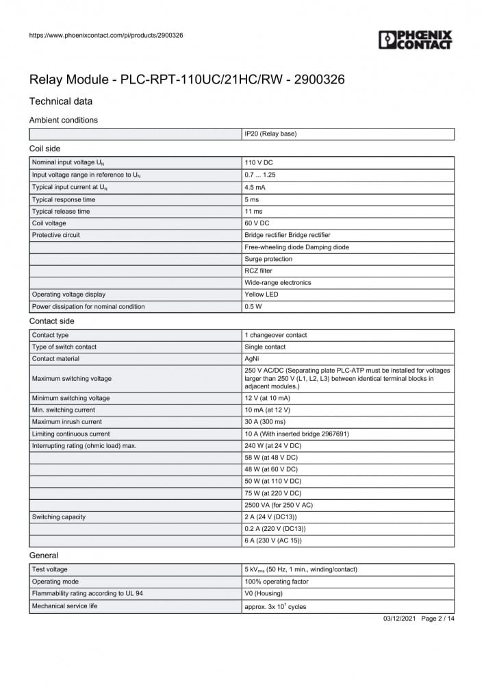 2900326 technical document page 2