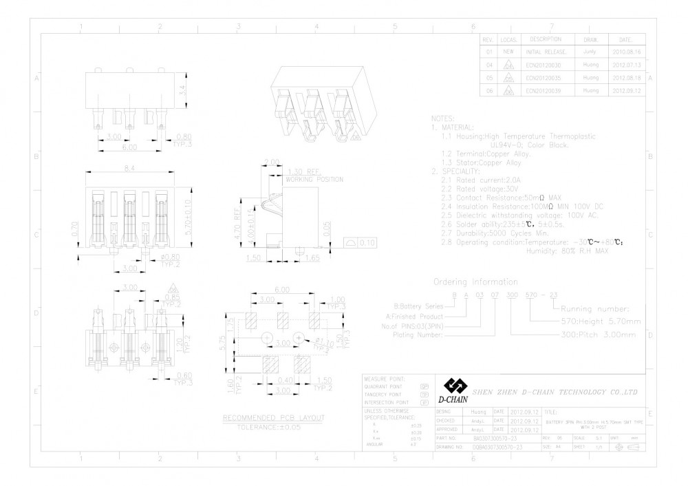 BA0307300570-23 technical drawing page