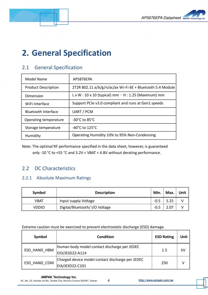 AP5876EPA datasheet page 7